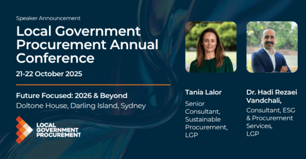 Dr. Hadi Rezaei Vandchali & Tania Lalor – LGP Annual Conference 2025 – Local Government Procurement